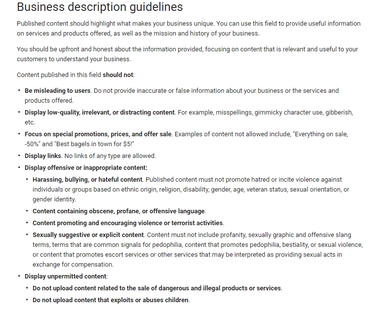 How To Optimize Your Google My Business Description Marketing Muses
