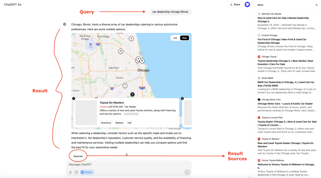 Uncovering ChatGPT Search Sources - BrightLocal